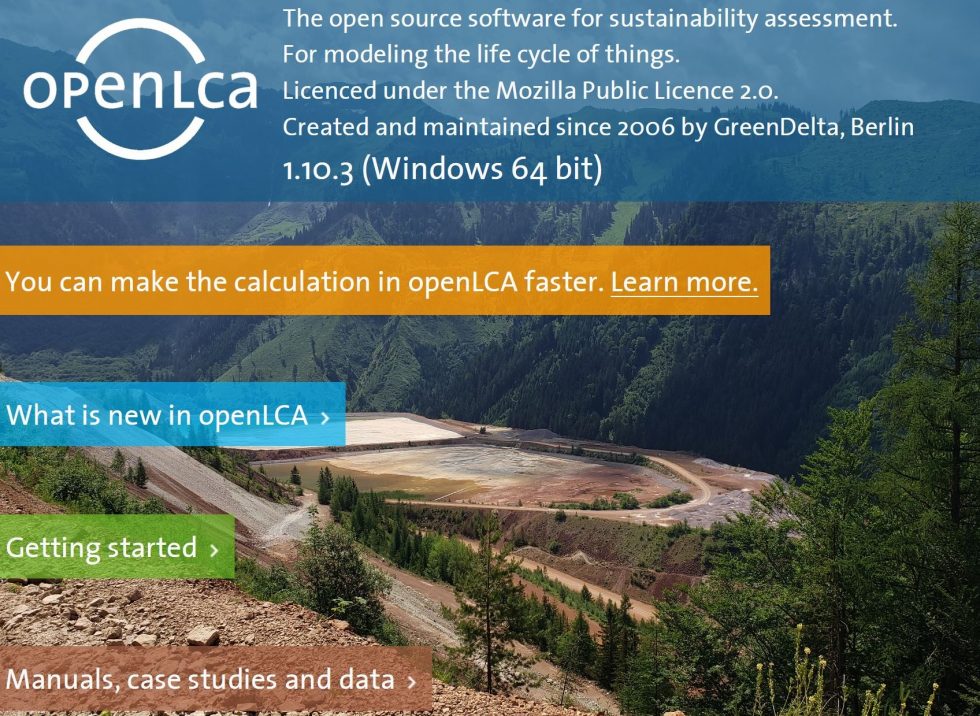 openLCA | GreenDelta